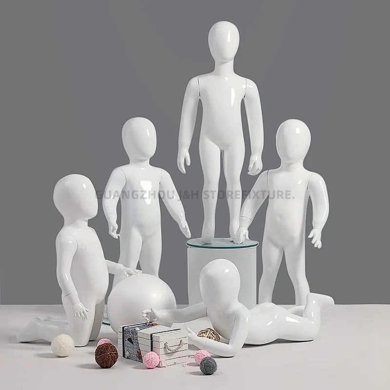Fashion Children Store Dress Display Mannequins Full Body Fiberglass ...