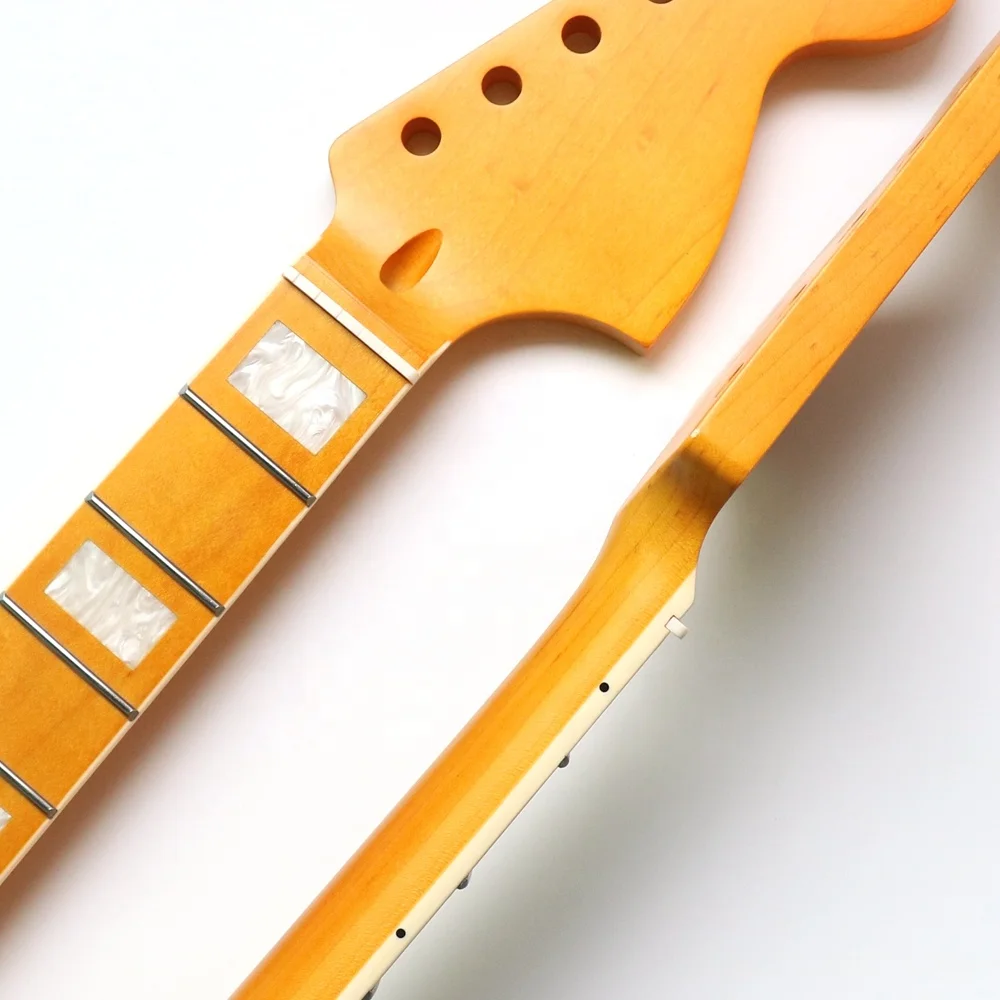 Donlis Large Headstock Nitro Finished Canadian Maple St Guitar Neck ...