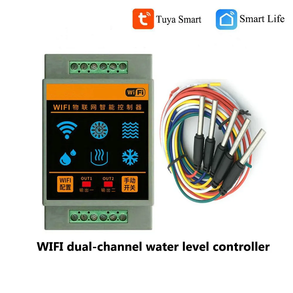 Smart Home Water Level Sensor Wifi Controller Leakage Flood Alarm ...