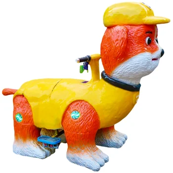 Amusement Park Rides Kids Children Motorized Walking Dinosaur Ride ...