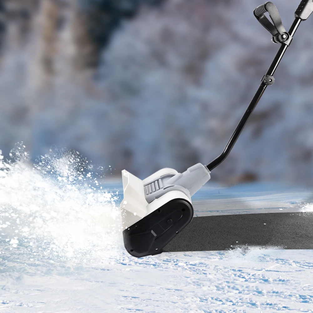 Vertak Hand Electric Snow Plow Professional 6" Cleaning Depth Portable ...