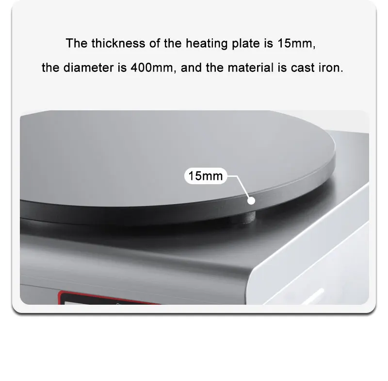 Professional Double Commercial Automatic Crepe Maker Electric Pancake ...