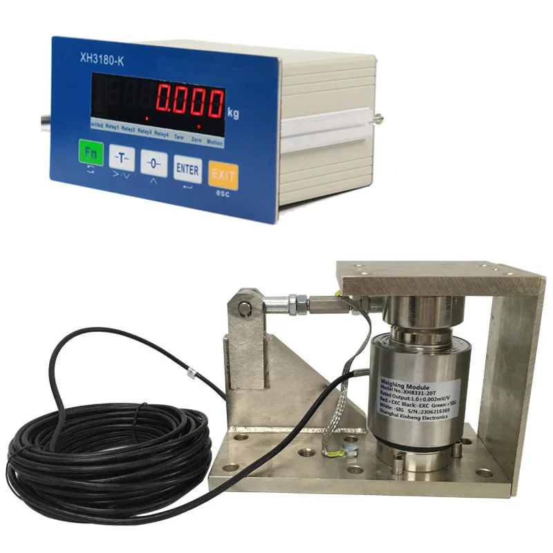 RS485 Modbus-RTU load cell tank weigh controller indicator weighing tank solution Automated ...
