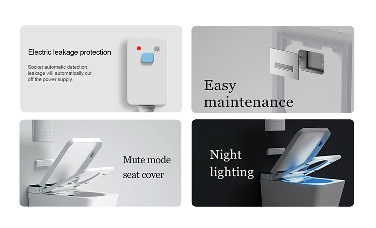 Smart Toilet with Self Clean - Heated Seat & Remote Control