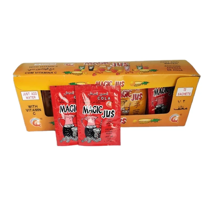 5g Sachet Juice Powder - Lemon, Orange, Pineapple & Raspberry Flavors ...