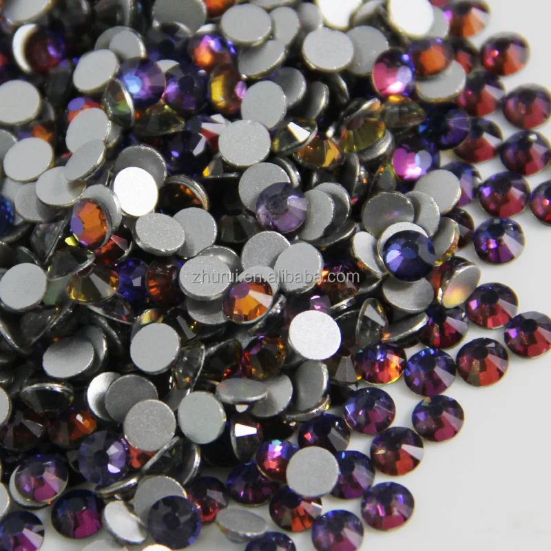 Ss6 Ss8 Ss10 Ss12 Ss16 Ss20 Neon Rhinestones Glow In The Dark Flat Back ...