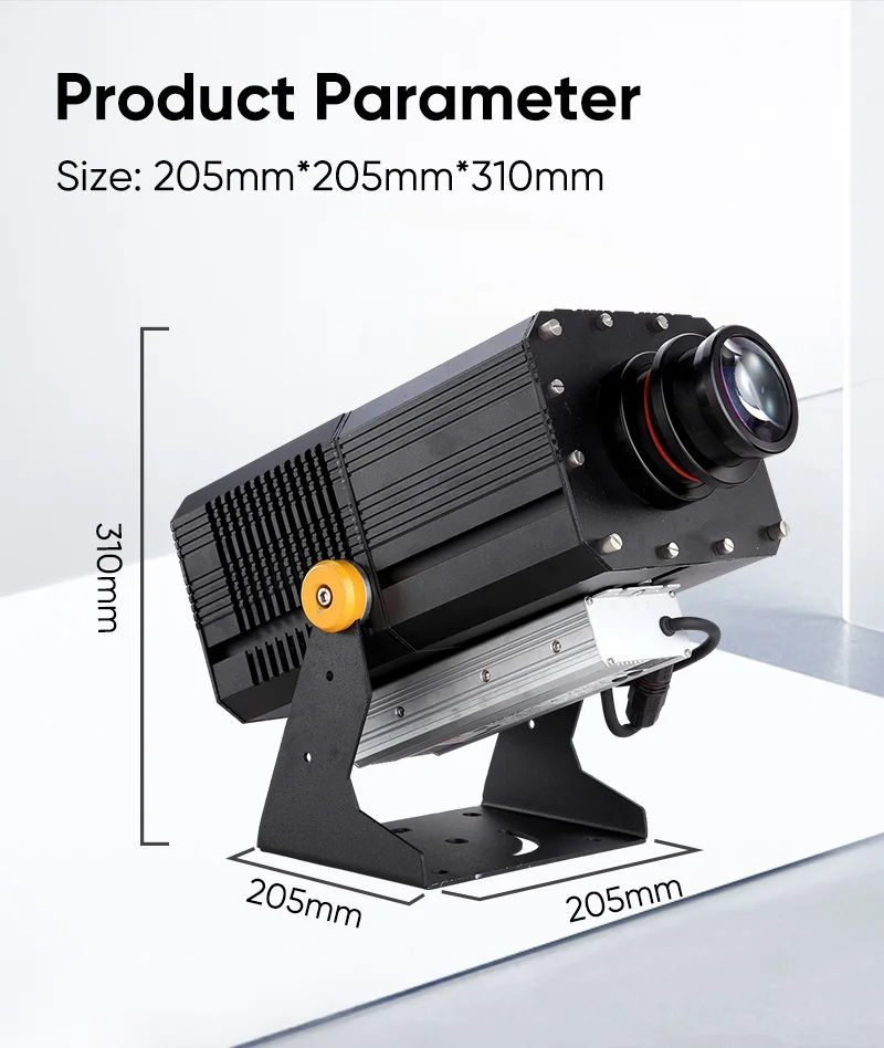 Led 300w Outdoor Waterproof Logo Gobo Projector Rotating Logo ...