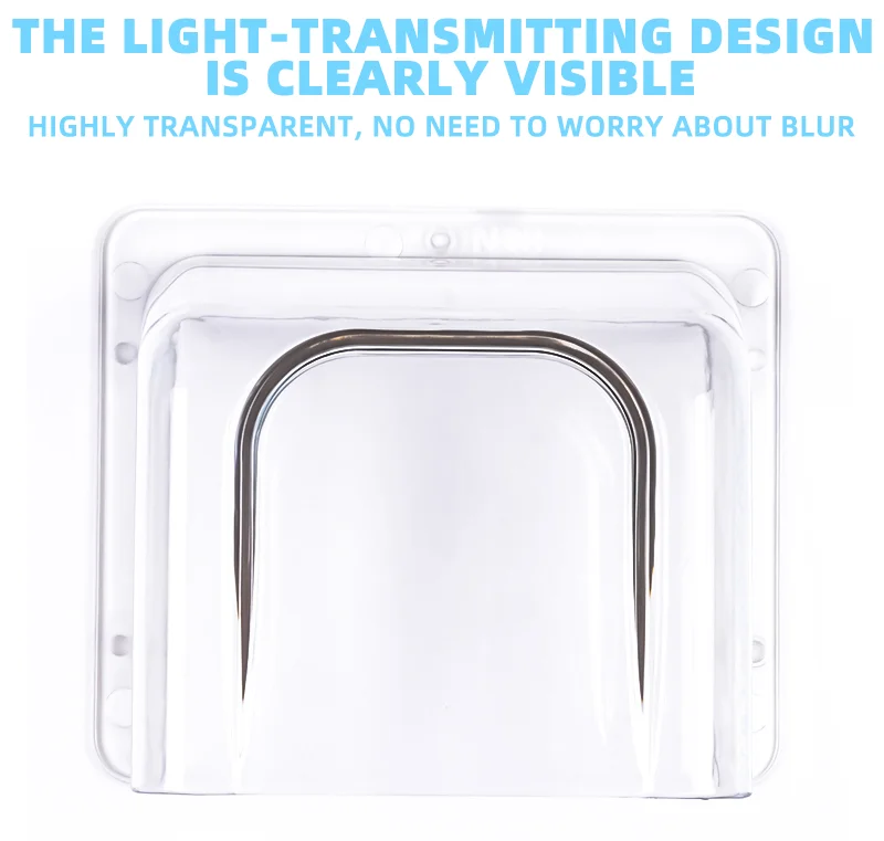 Outdoor Access Control Reader Rain Cover Sound And Light Transparent ...