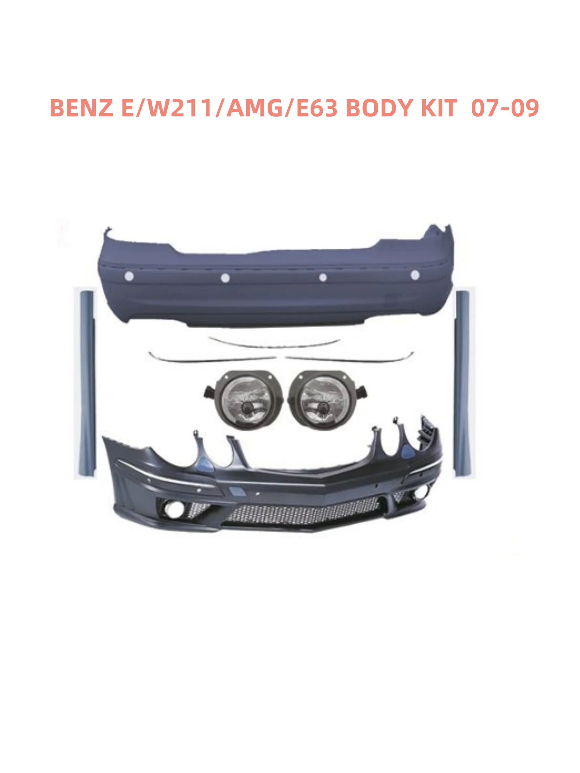 Hudes Body Kit for W211 AMG E63 - High-Quality Upgrade