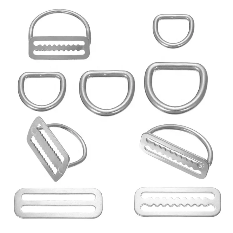 Custom Fully Weld Metal D-ring Stainless Steel Adjustable Seamless D ...