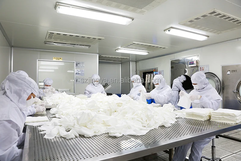 Jingya WIP-9091 Nonwoven Cleanroom Wipers - Precision & Absorption