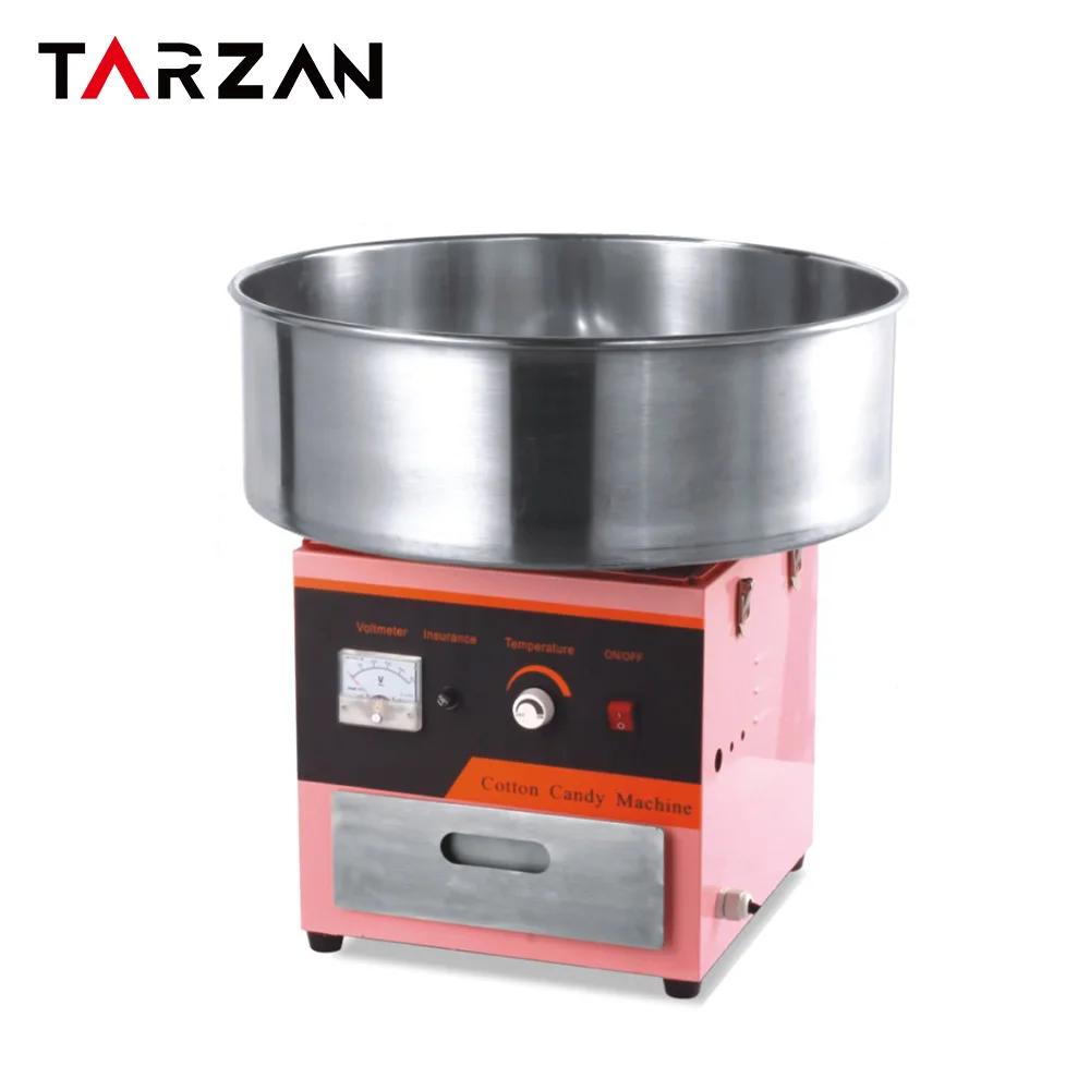 TARZAN Commercial Cotton Candy Machine Certificate CE Cotton Vending ...