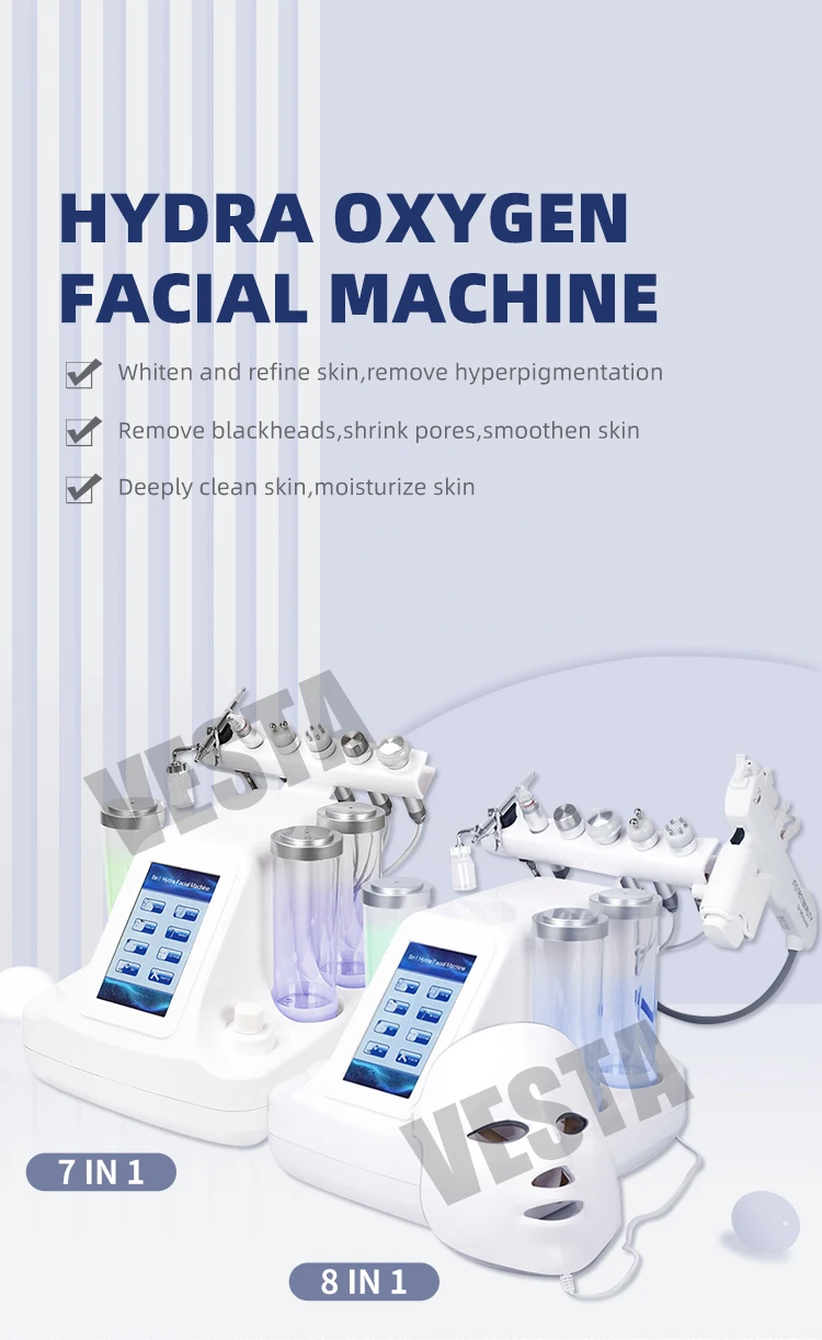 Hydra Oxygen Small Bubble Skin Care Machine Ultrasonic Vacuum Face ...