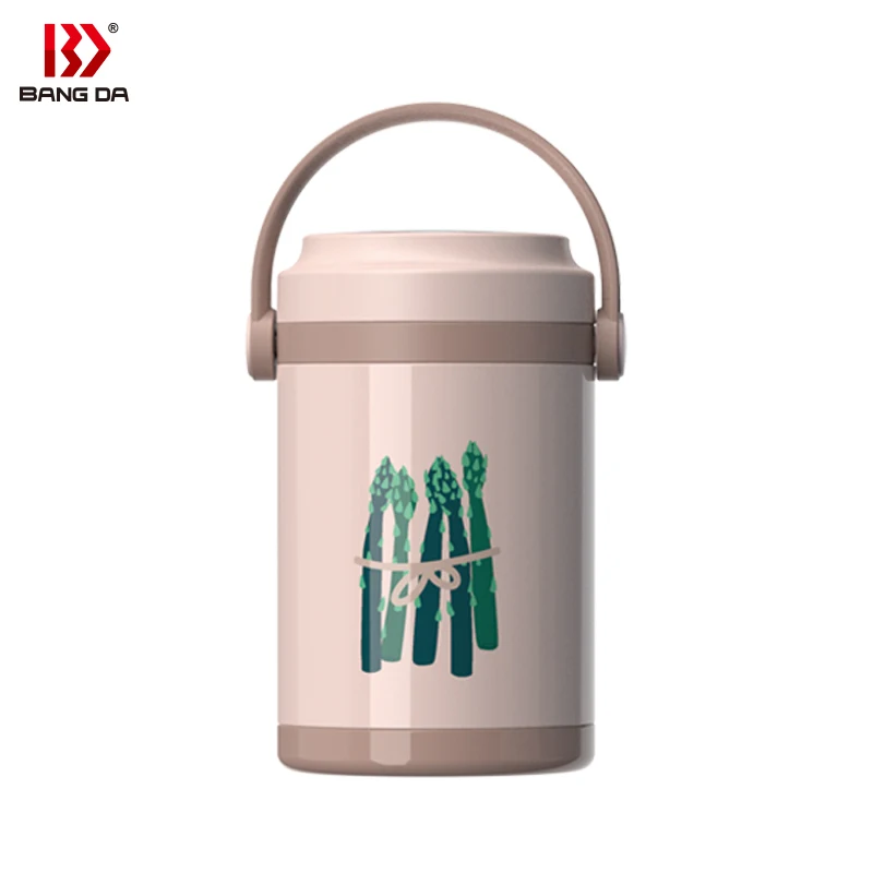 stainless steel lunch box Thermos Portable multi-layer insulated food ...