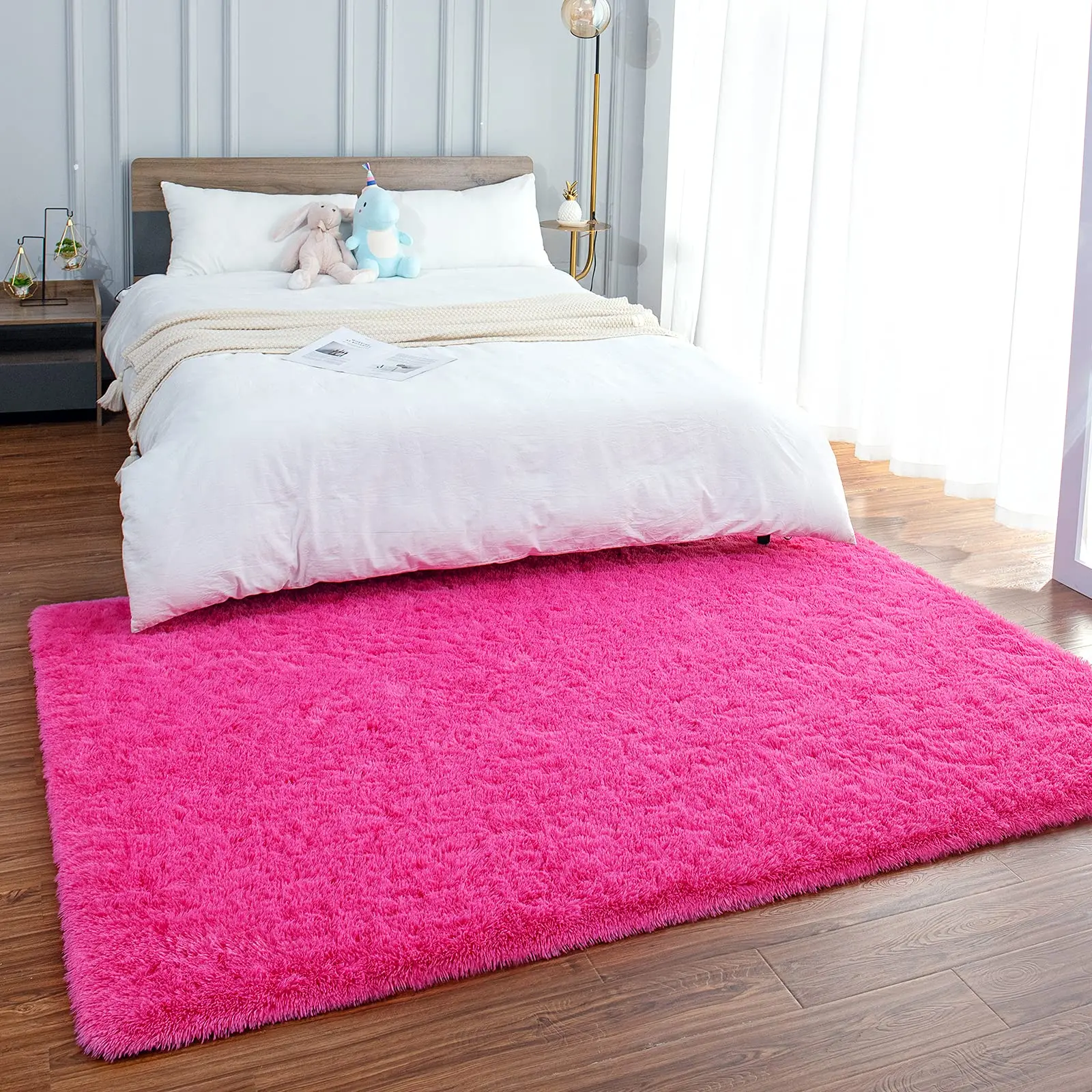 Fluffy Area Rug for Living Room - Large Fuzzy Rugs