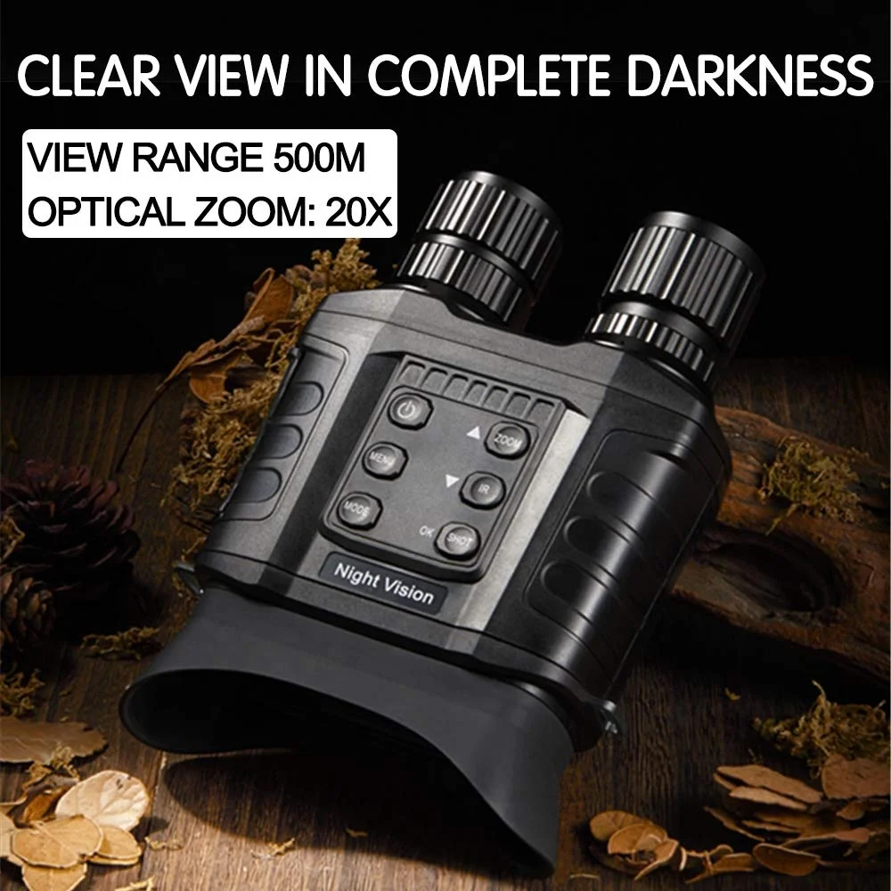 BALEVER Night Vision Binocular - 500M Range, 4X Digital Zoom
