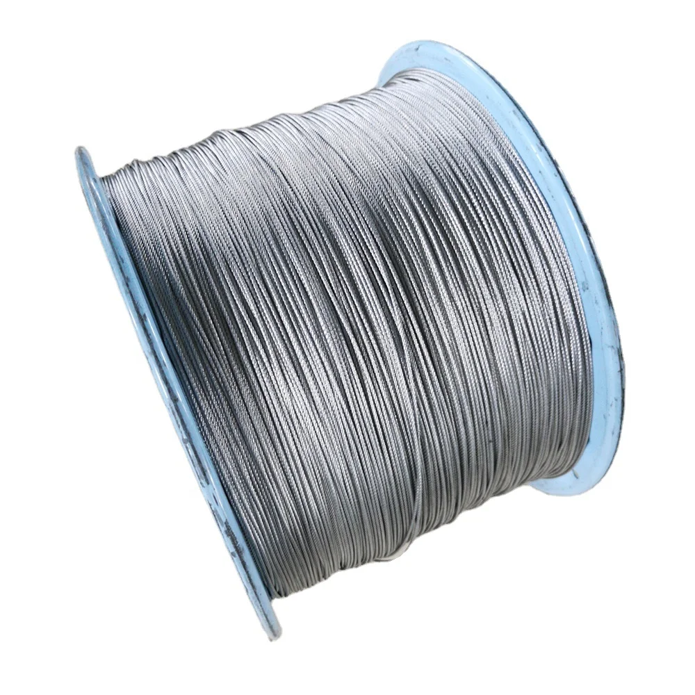 1x7 Steel Rope Wire 1mm 1.2mm 1.5mm Galvanize Steel Strand Cable ...