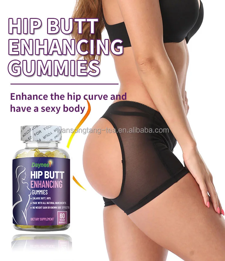 Women Bbl Gummies Butt Hip Enlargement Gummy Lifting Butt Enhancement Gummies For Smooth And ...