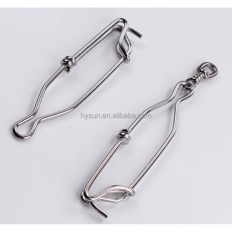 Stainless Steel Snap with Swivel - Deep Sea Fishing Clips