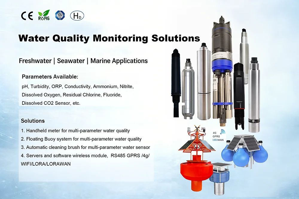 Multi-parameter Water Quality Sensor - RS485 GPRS 4G WIFI LORA LORAWAN