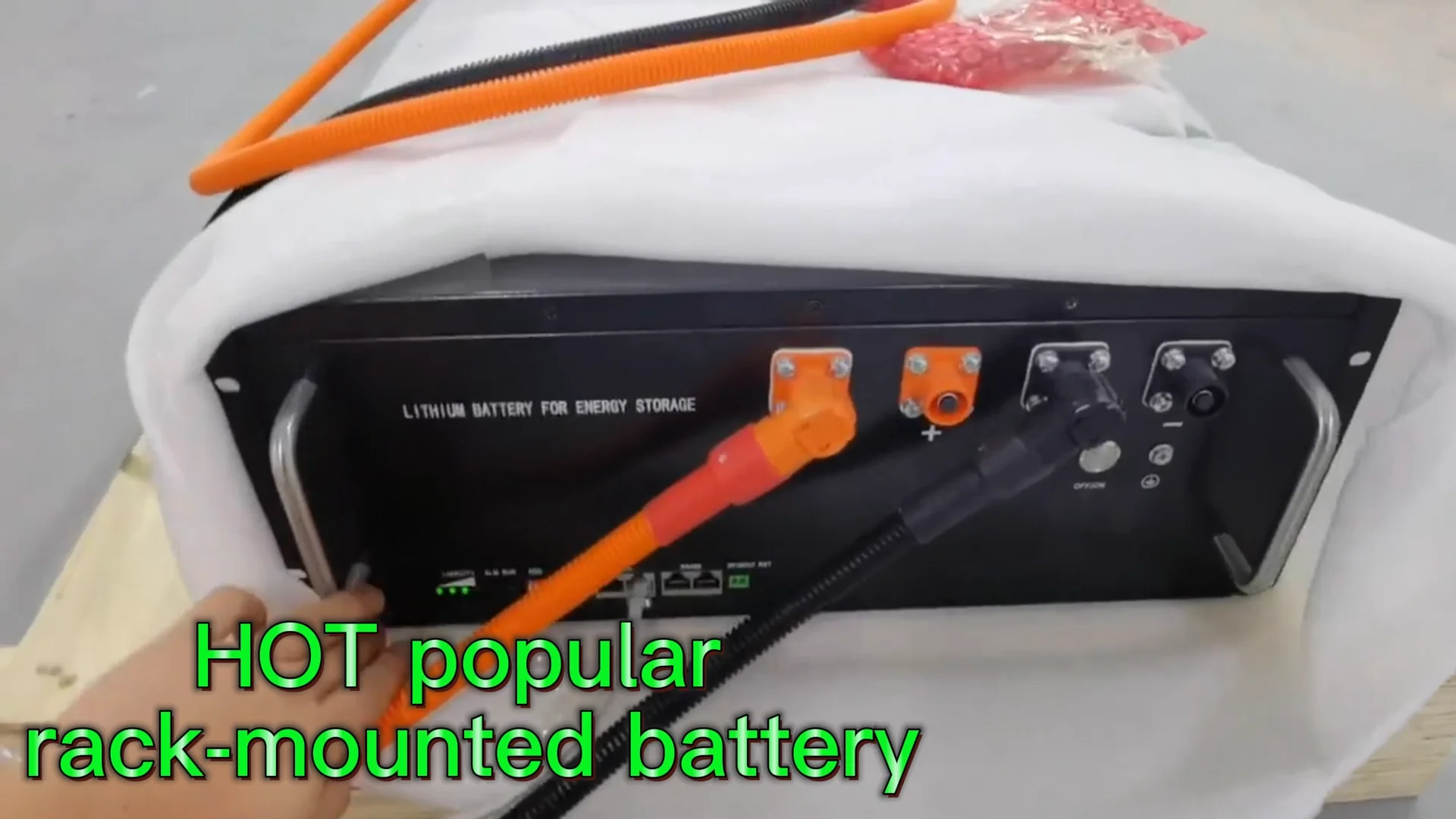 High Capacity 10kw System 48 Volt Lifepo4 Rack Mounted Battery 100ah ...