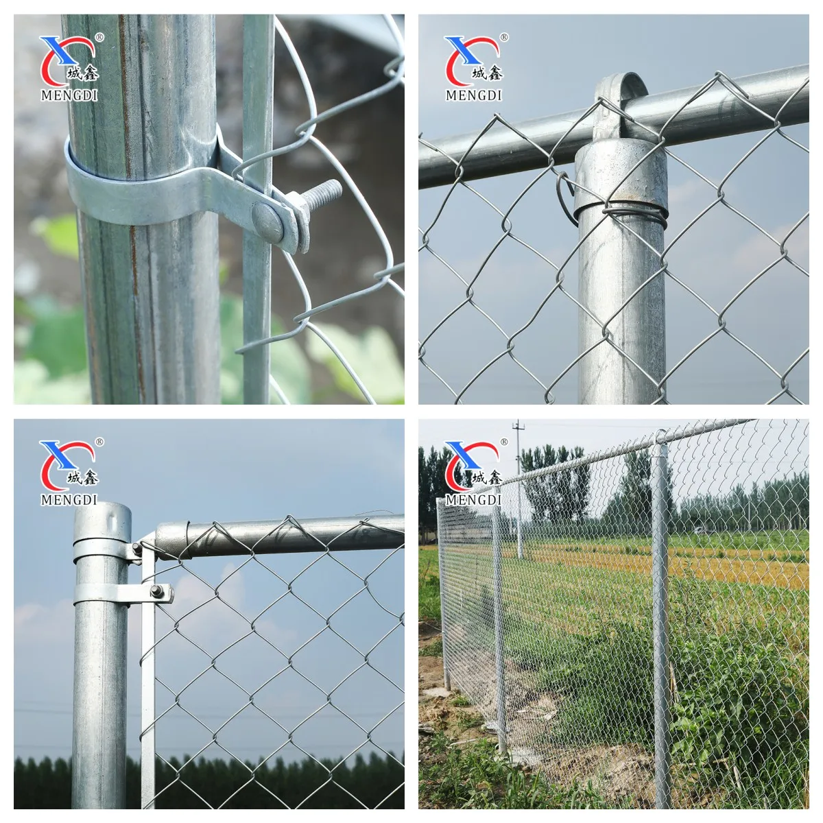 Galvanized Diamond Wire Rolled Fence Roll - 8ft & 6ft PVC Coated ODM