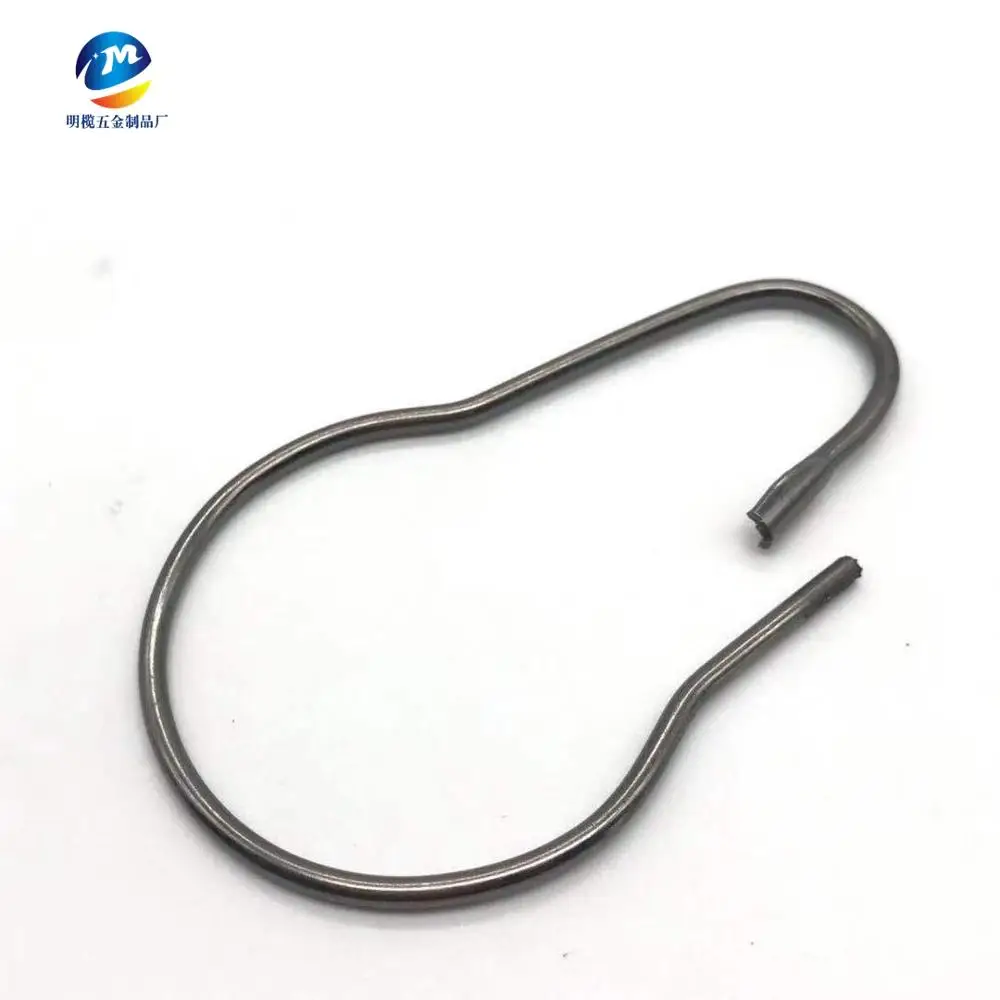 Carbon Steel Gourd Shaped Hook Buckle for Bath Curtains