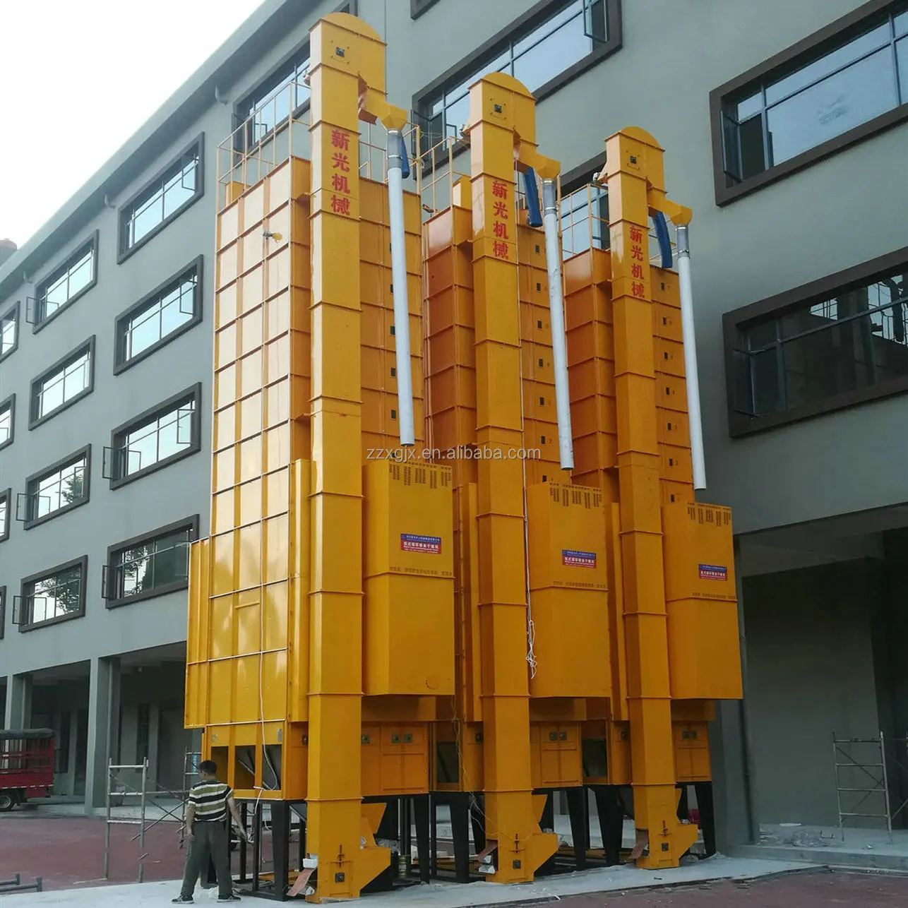 High Capacity Wheat Dryer Grain Dryer Production Line 100-200t One Day ...