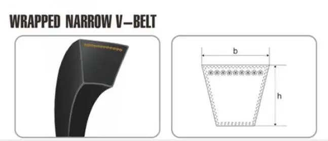 8V6200 V-Belt - Durable Industrial Transmission Belt