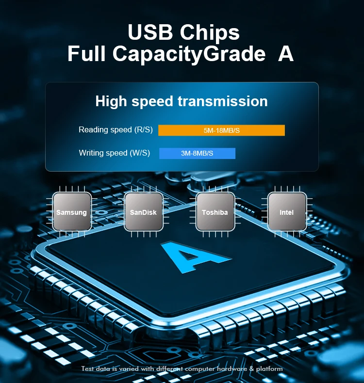 Hot Sale 3D Laser Logo Light up USB Flash Drive 8GB-64GB