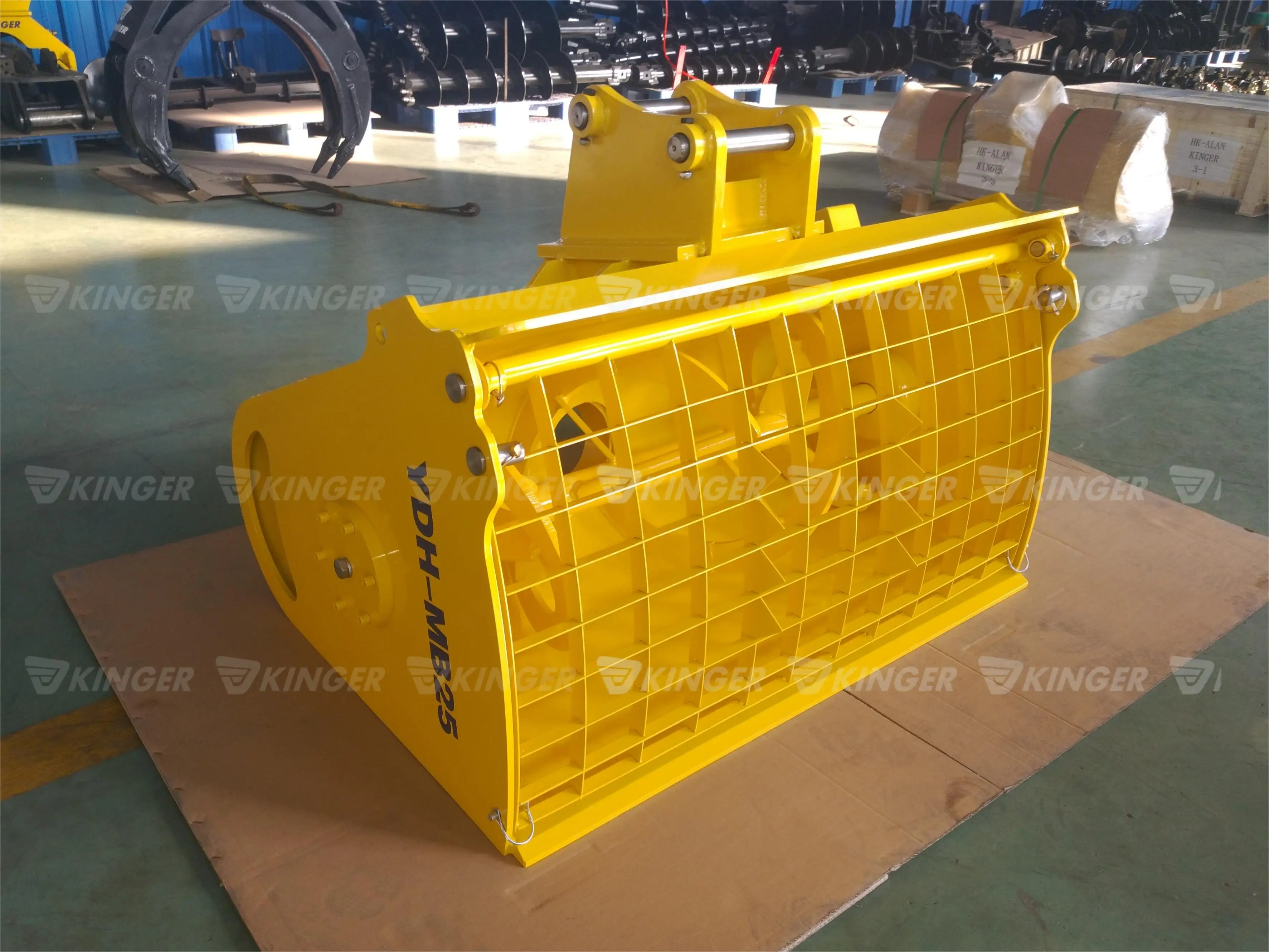 KINGER Hydraulic Mixer Bucket Backhoe Bucket Concrete Mixer| Alibaba.com