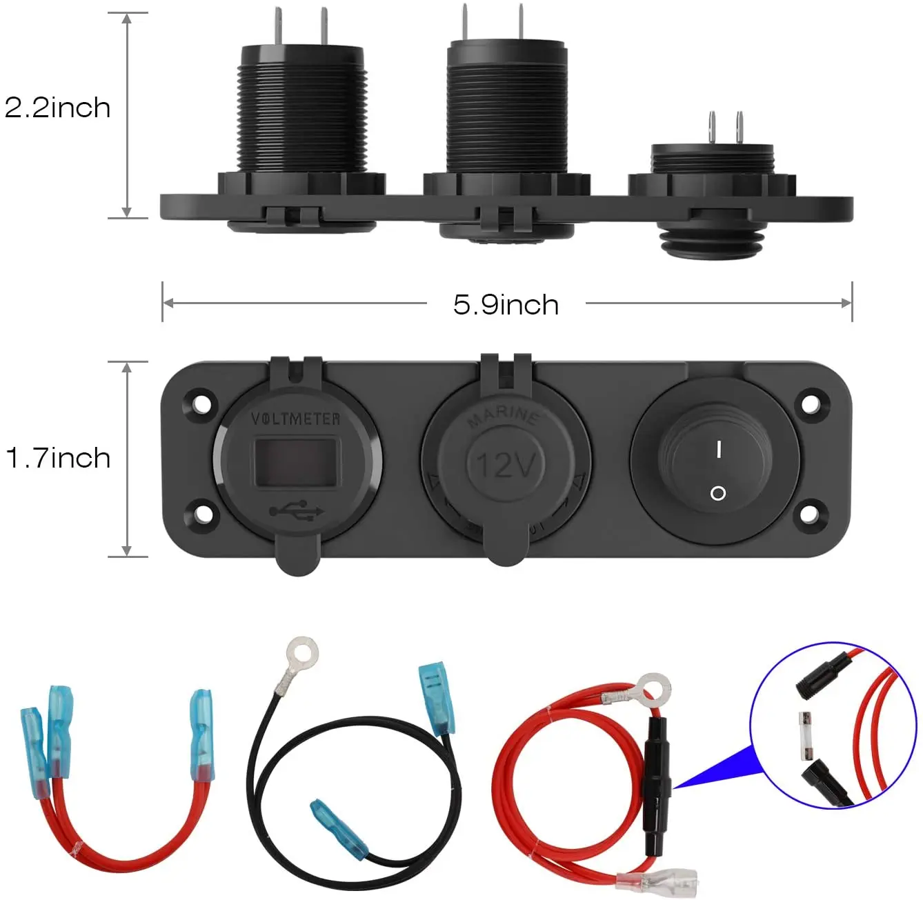 Retractable Socket Outlet Mobile Phone And 2 Usb Dc Socket With ...
