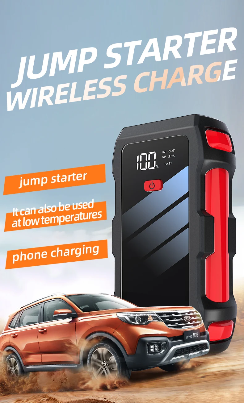 Car Emergency 6000A Jumper Portable Powerbank - Reliable Battery Booster