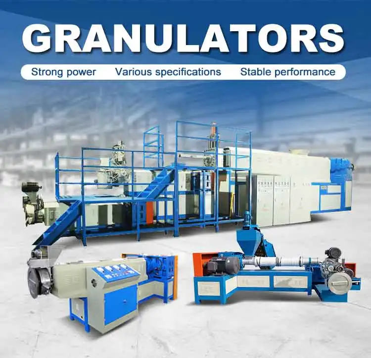 Automatic Twin Screw Single Part Plastic Granulator Machine For Pp Pe ...