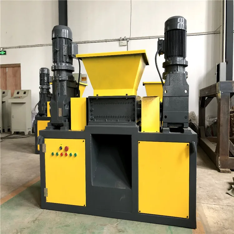 500 Model Double Shaft Textile Shredder - High Safety