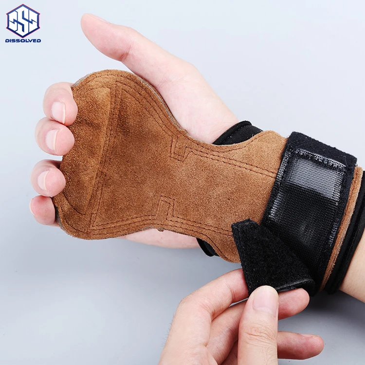 Gymnastic Grips Adjustable Wrist Support For Powerlifting Palm ...