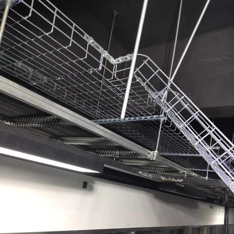 Steel Wire Mesh Cable Tray Union Joint Connector Clamp