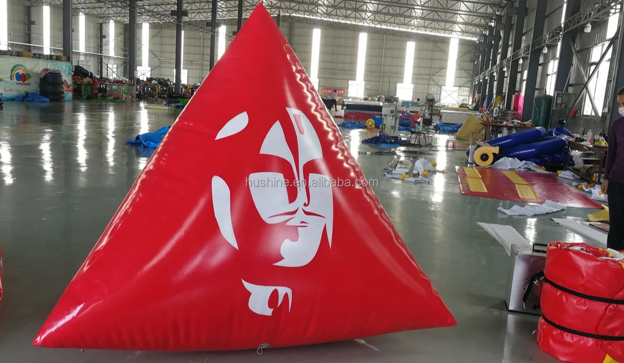 Customized Water Floating Triangle Buoy Water Inflatable Floating ...