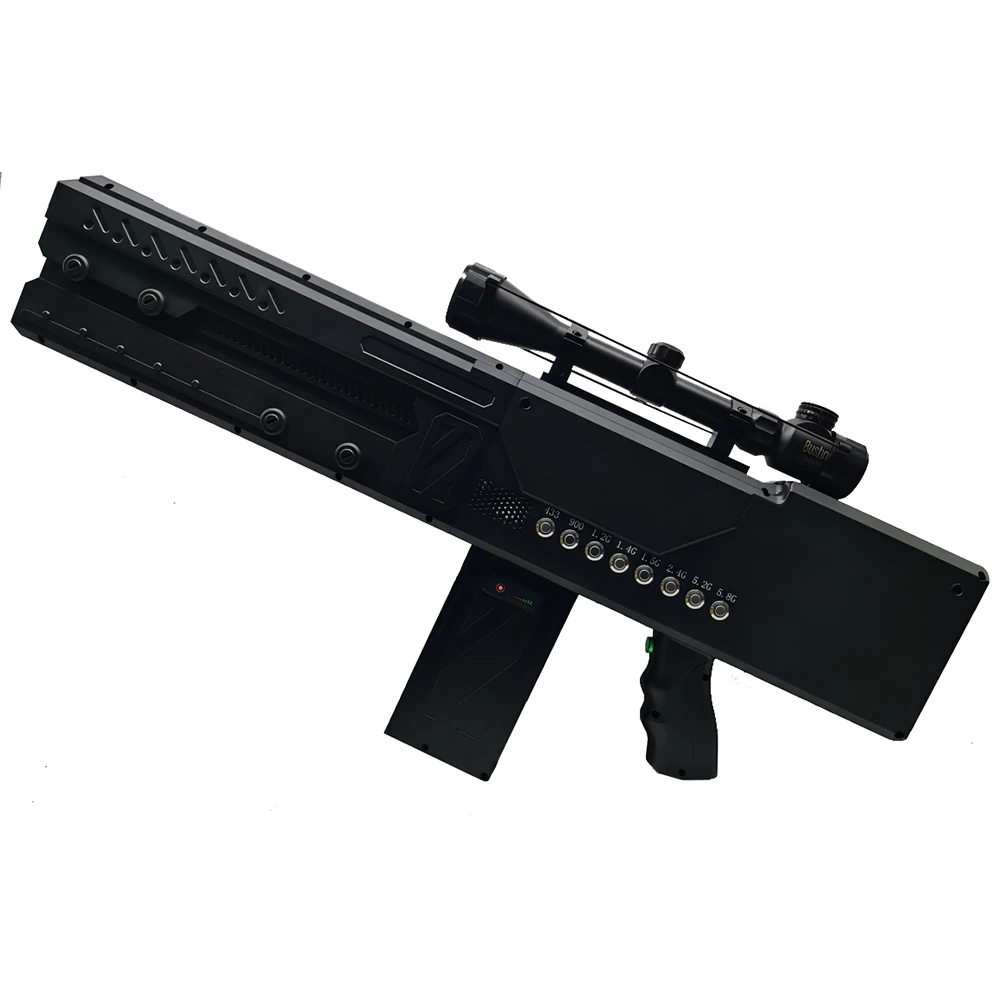 8 Frequency Bands Drone Gun Detection System 1-3km Uav Drone Detector ...