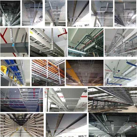 Galvanized Steel Strut Structure C U Z Steel Unistrut Channel For Solar ...