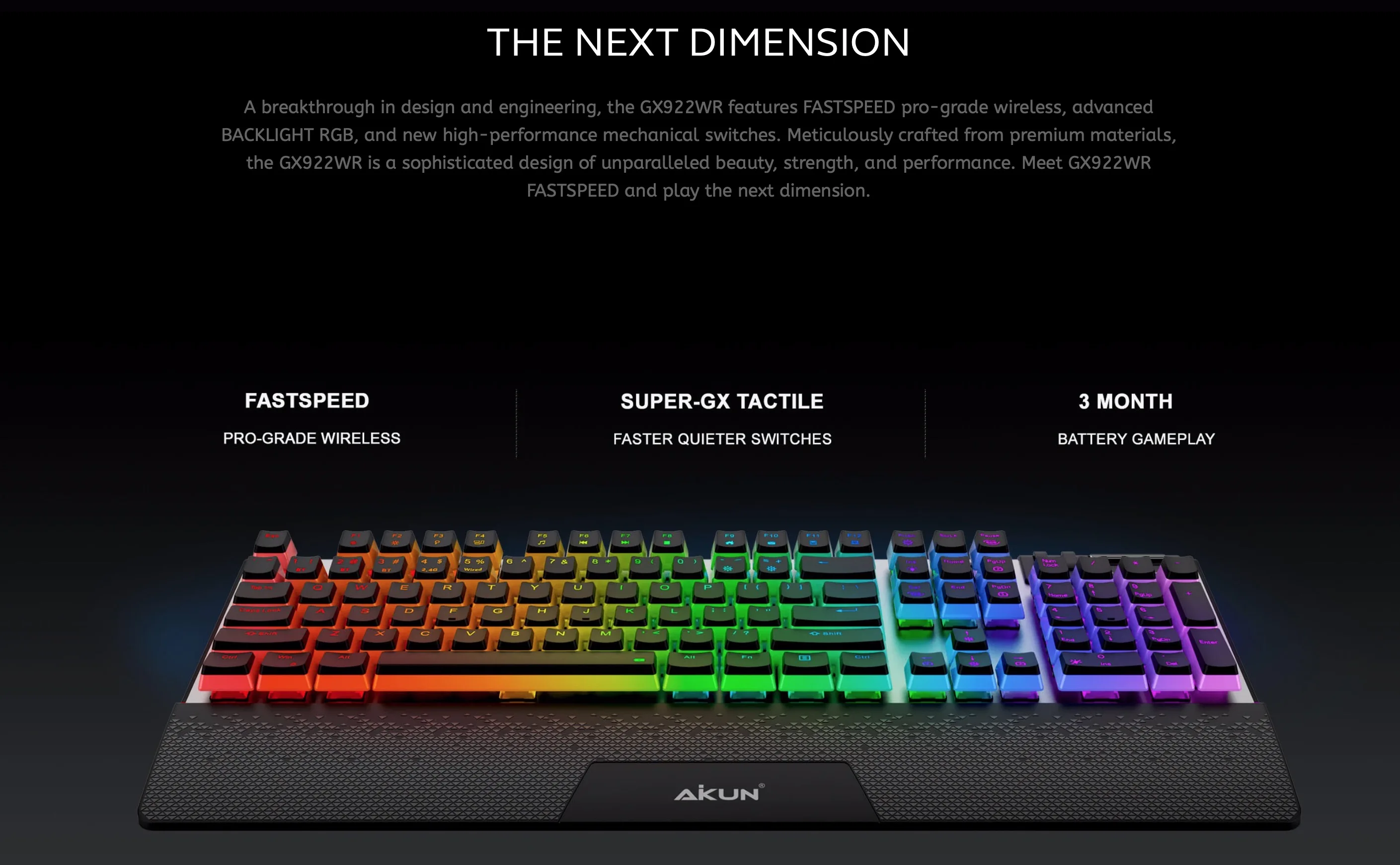 AIKUN GX922 Aluminium Wired Programmable Gaming Keyboard RGB Backlight ...