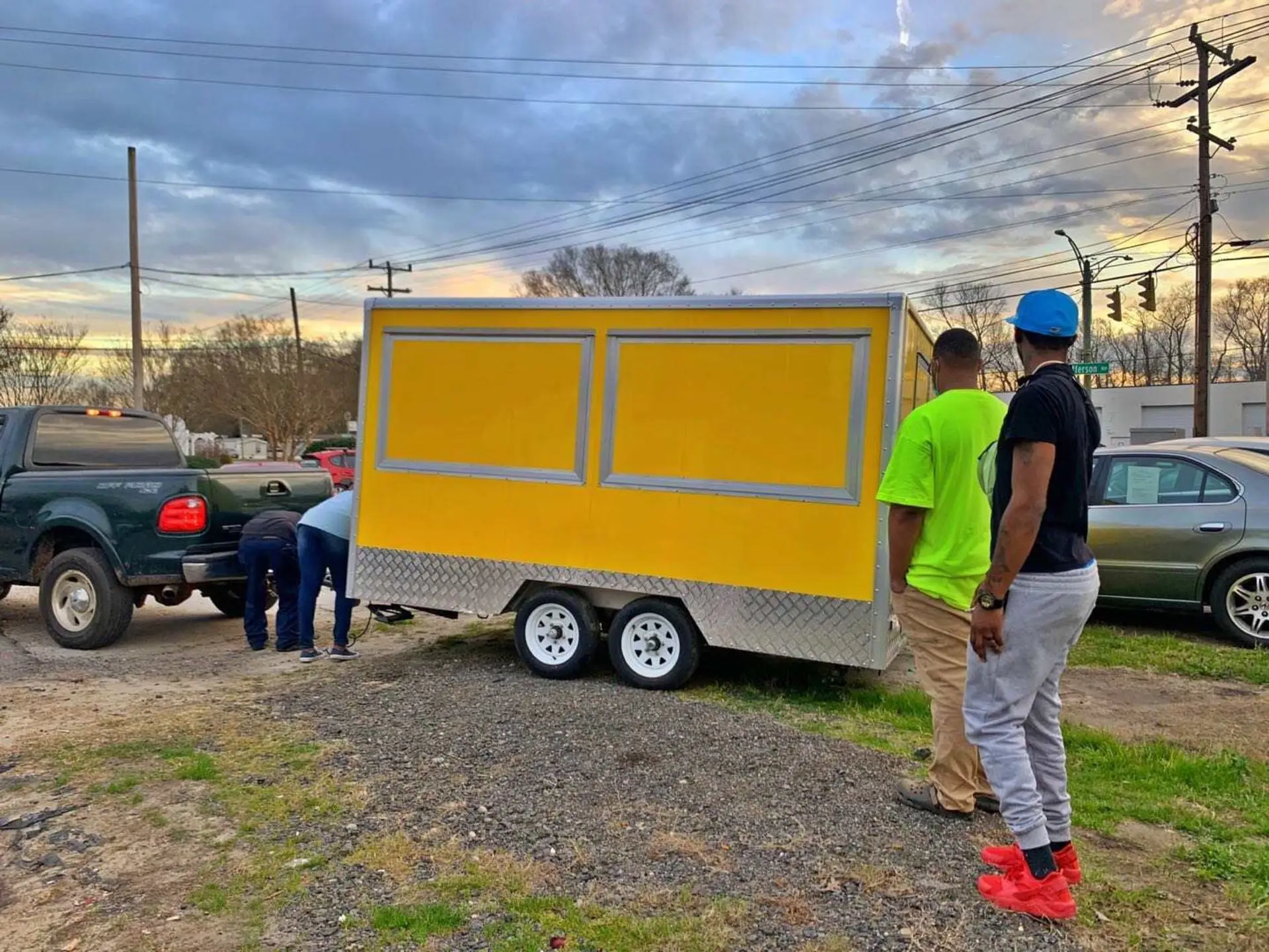 Mobile Fried Crepe Food Trailer - Street Fast Food Carts