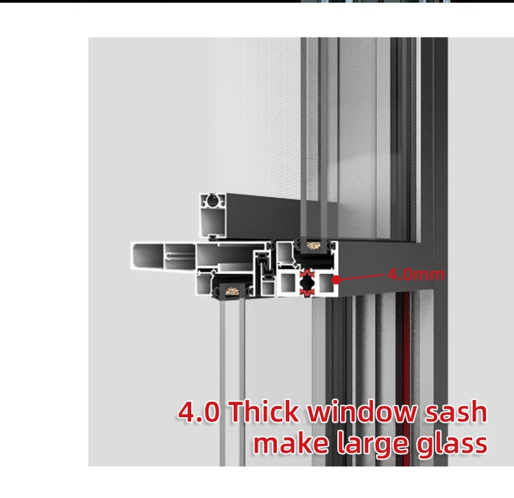 Modern Commercial Aluminium Glass Electric Lift Windows Automatic ...