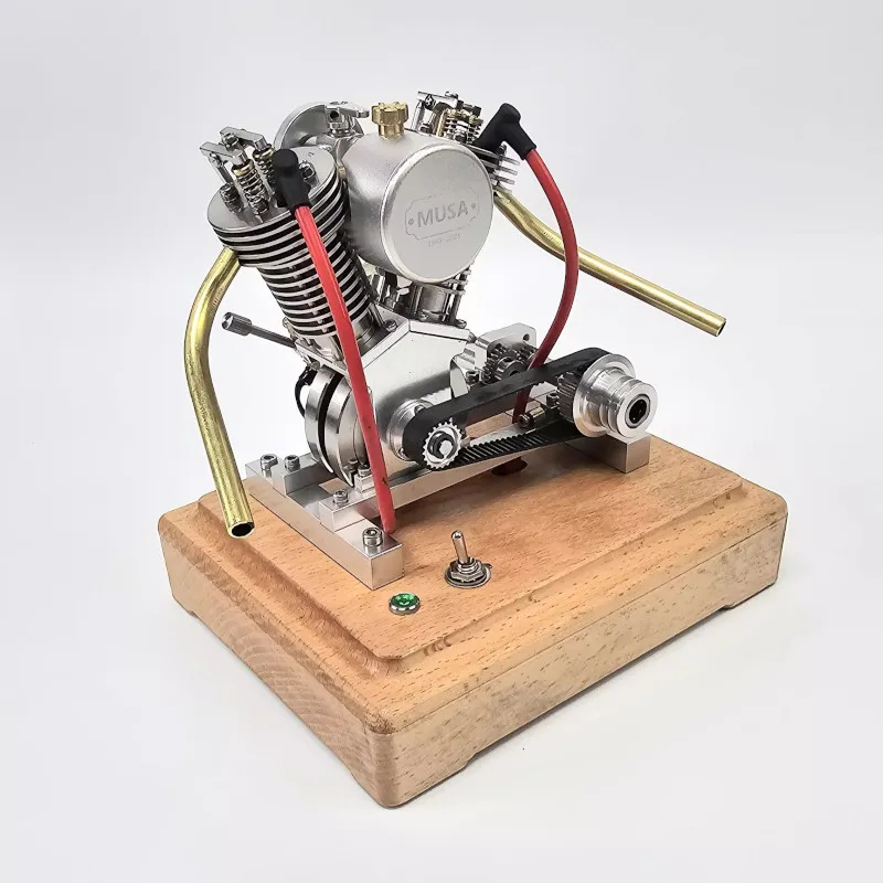 MUSA V2 4.4cc Miniature Motorcycle Petrol Engine - V-twin