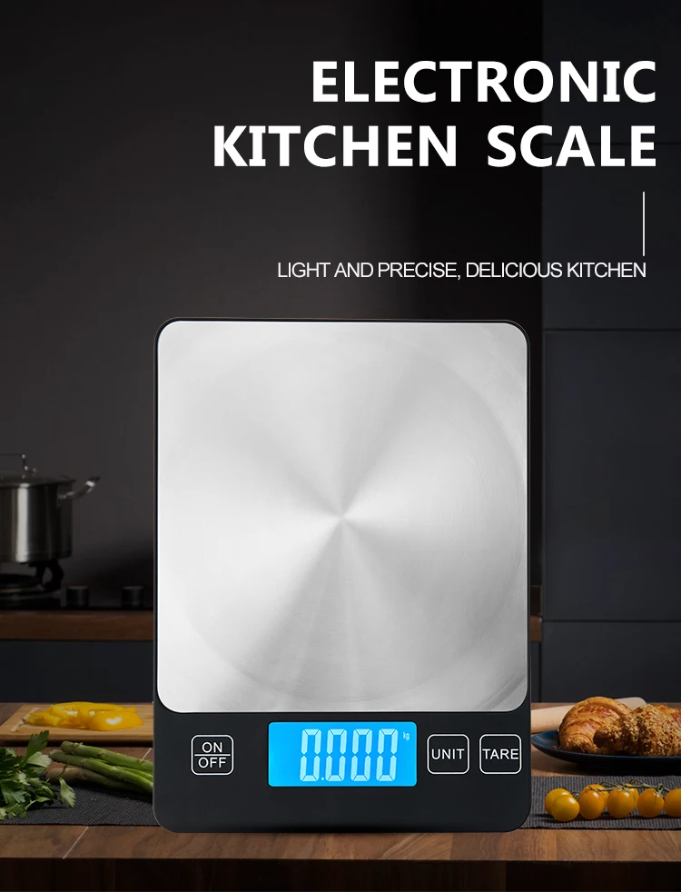 5kg Digital Kitchen Scale - Precision and Certifications