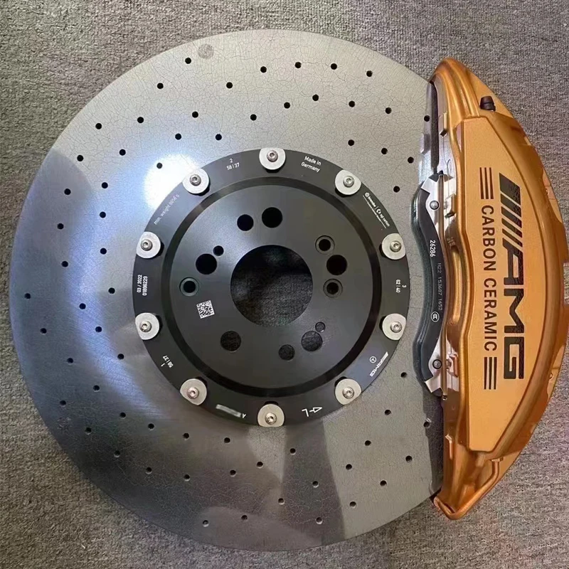 Amg Brake System For Mercedes Benz Carbon Ceramic Brake Six Piston Brake Calipers C63s E63s S63 ...