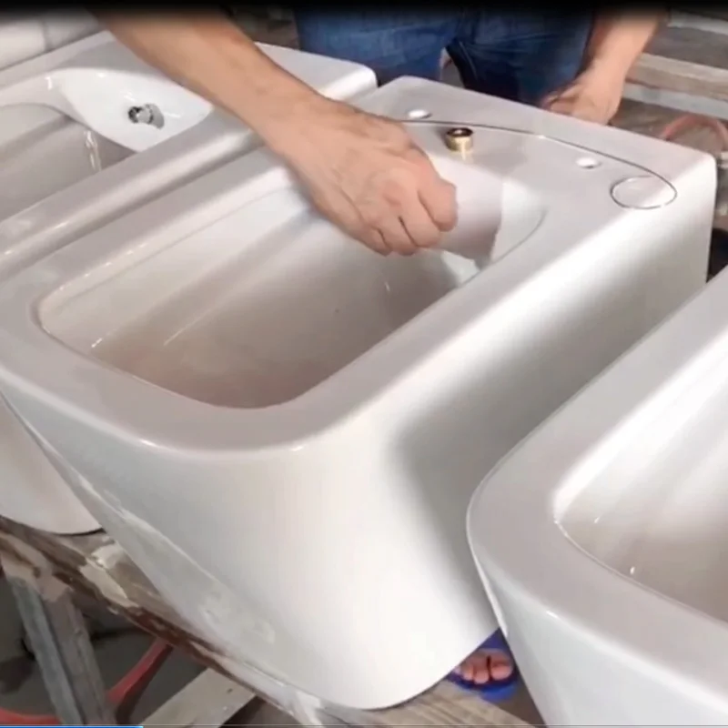 Blue Wc Bathroom Porcelain One Piece Toilet W/c Washdown Closet Indoor ...