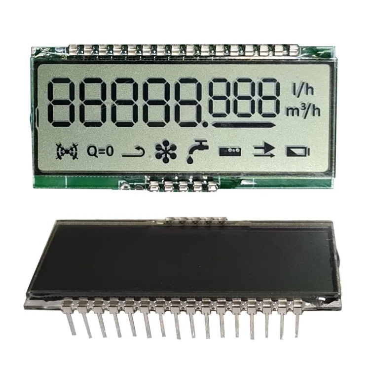 Custom Large Segment Lcd Module 4 Digit 7 Segment Lcd For Clock And Meter - Buy Remote Control ...