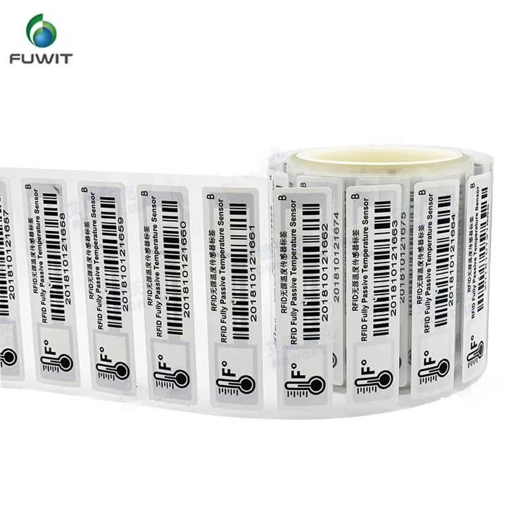 ThingMagic Mini Temperature Sensor RFID Tag Sticker for Business Card, OEM