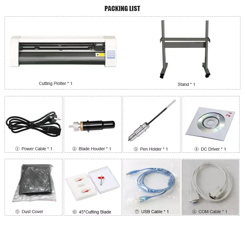 720mm Graph Cutting Plotter Sticker Printer And Cutter Machine Vinyl ...